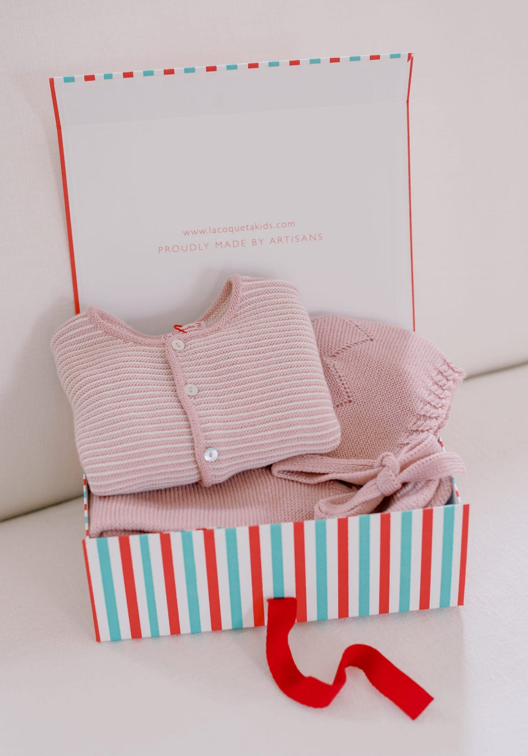 Pink Evita Cashmere Baby Girl Booties – La Coqueta Kids