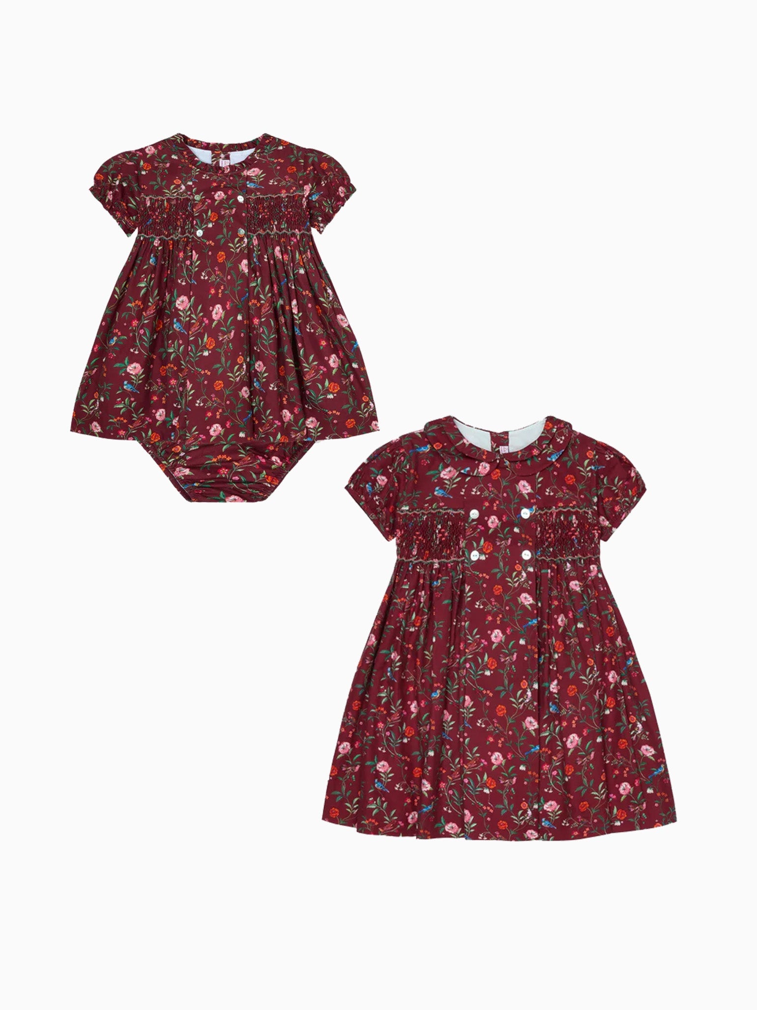 Arcadia Girl Dress & Carla Baby Set Outfit Bundle – La Coqueta Kids