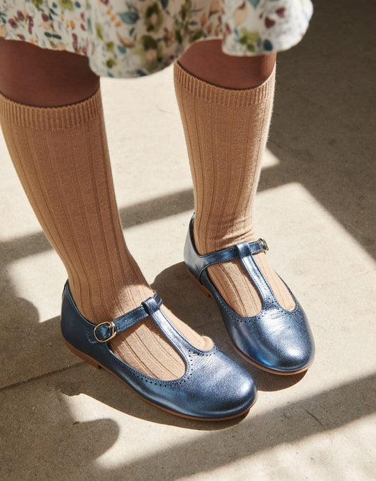 Red Leather Girl T-Bar Shoes – La Coqueta Kids