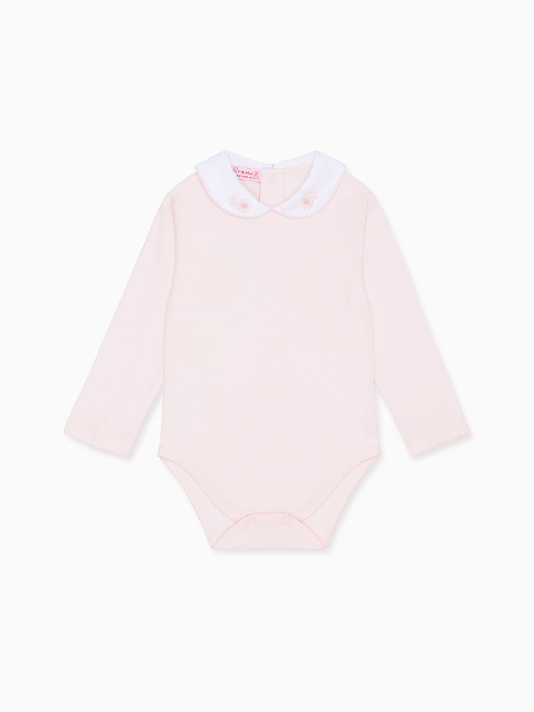 Dusty Pink Aurora Baby Girl Body Vest | La Coqueta Kids UK