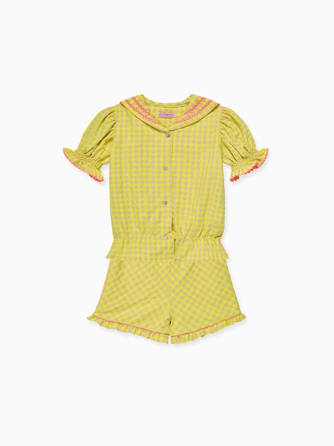 Girls Yellow Dresses | Light to Mustard | La Coqueta Kids
