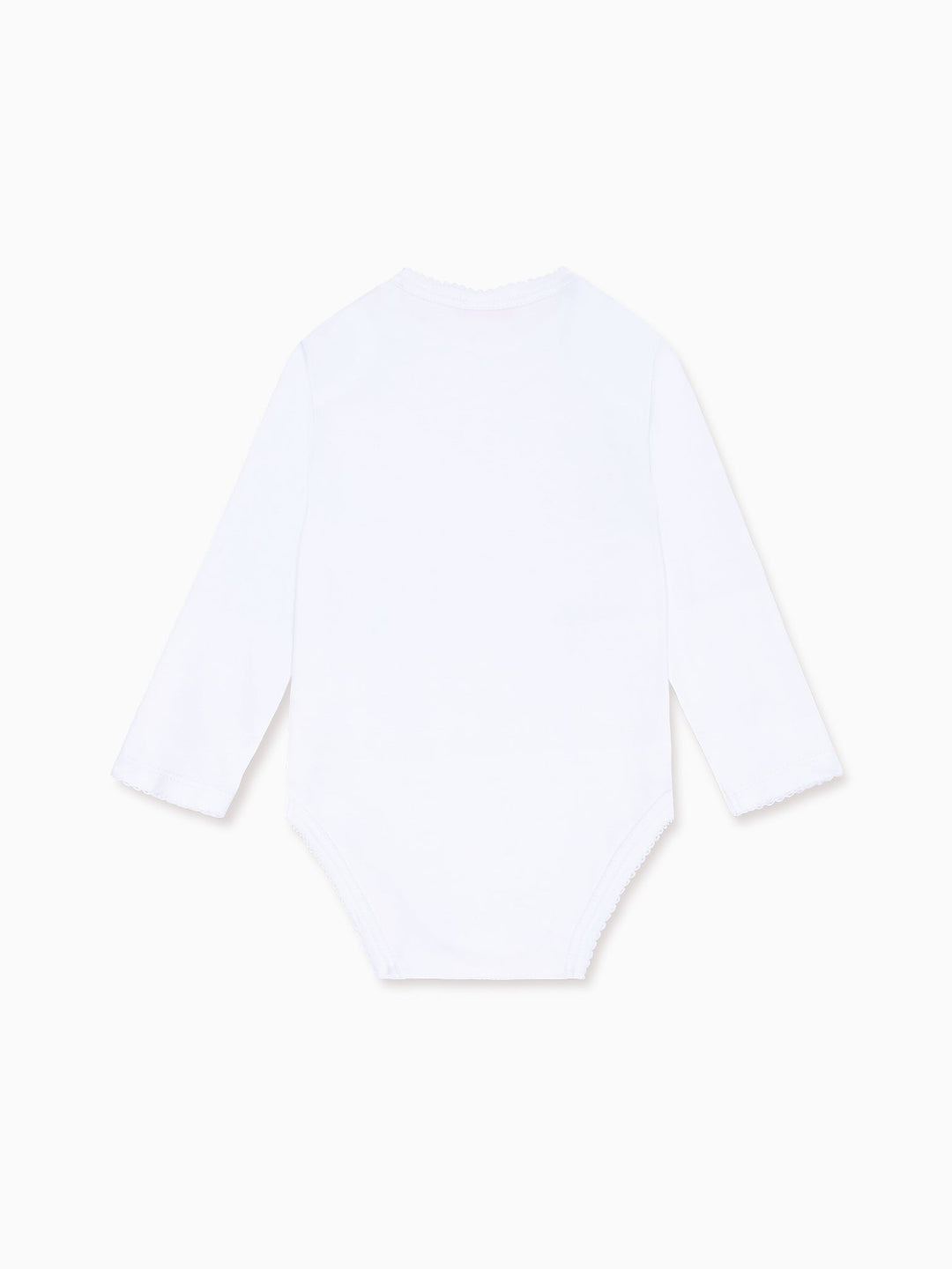 White Lonza Baby Body Vest | La Coqueta Kids UK