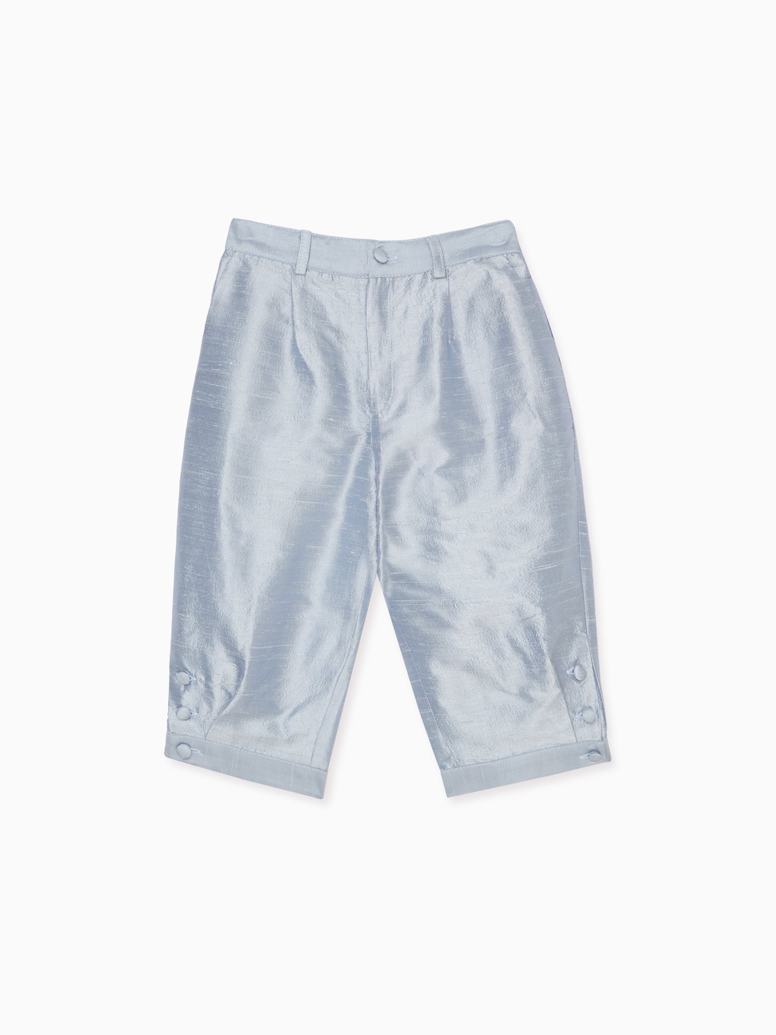 Light Blue Lupino Silk Boy Knickerbocker | La Coqueta Kids UK