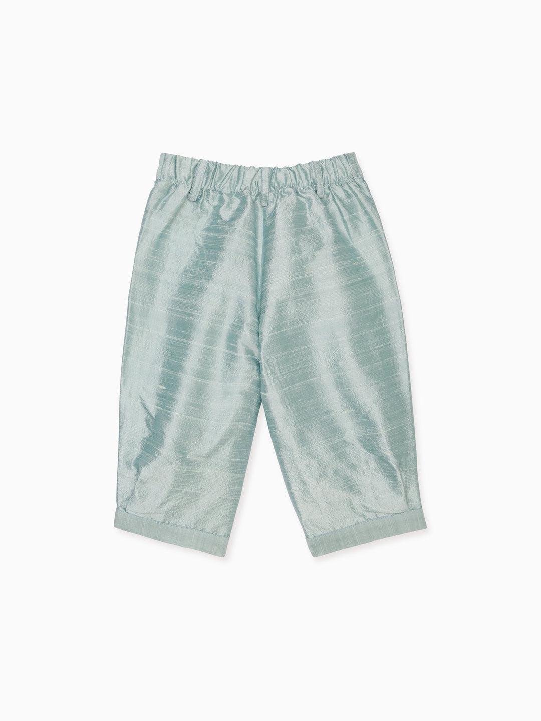 Sage Green Lupino Silk Boy Knickerbocker | La Coqueta Kids UK