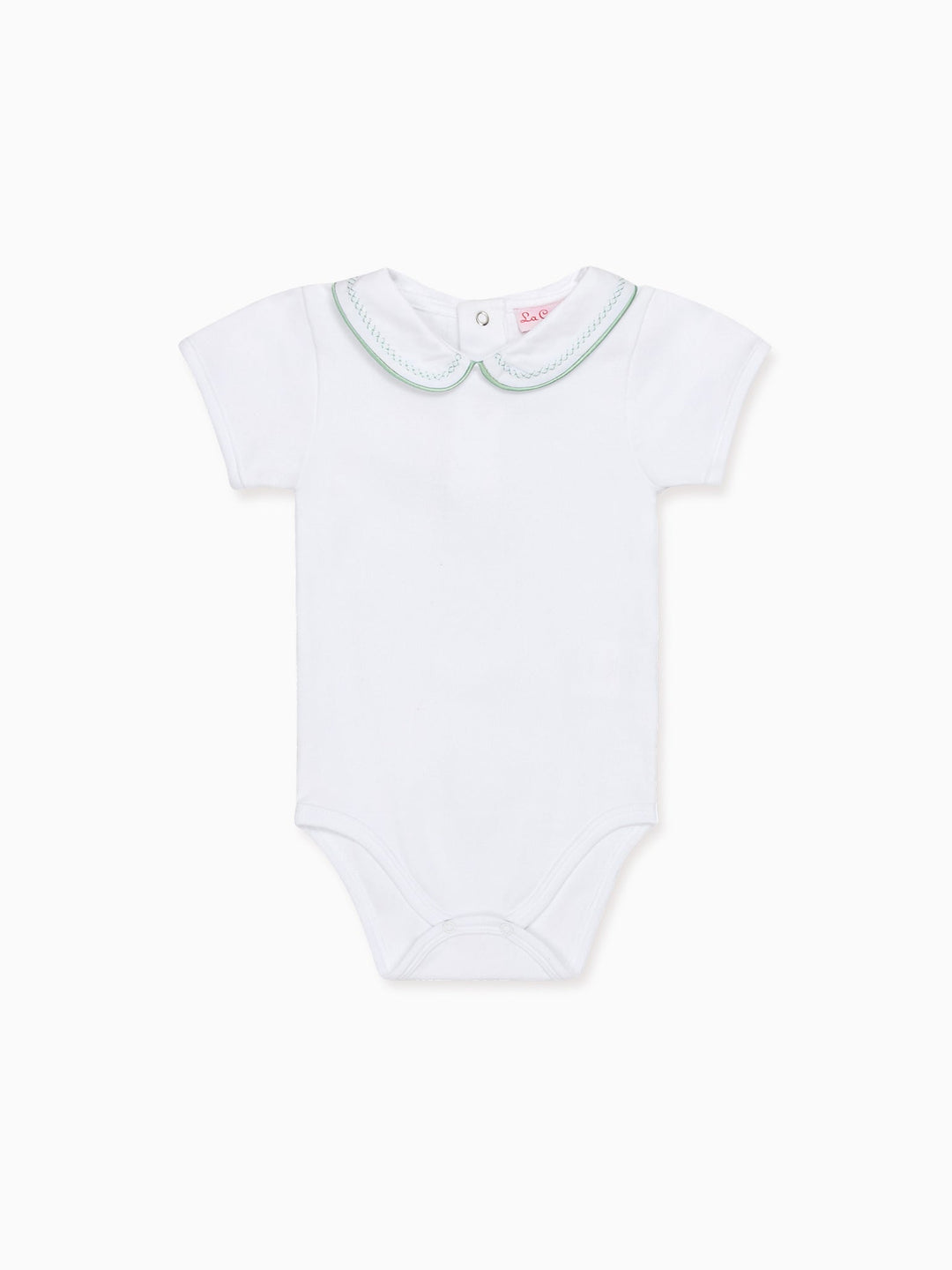 White Patricio Baby Body Vest | La Coqueta UK – La Coqueta Kids