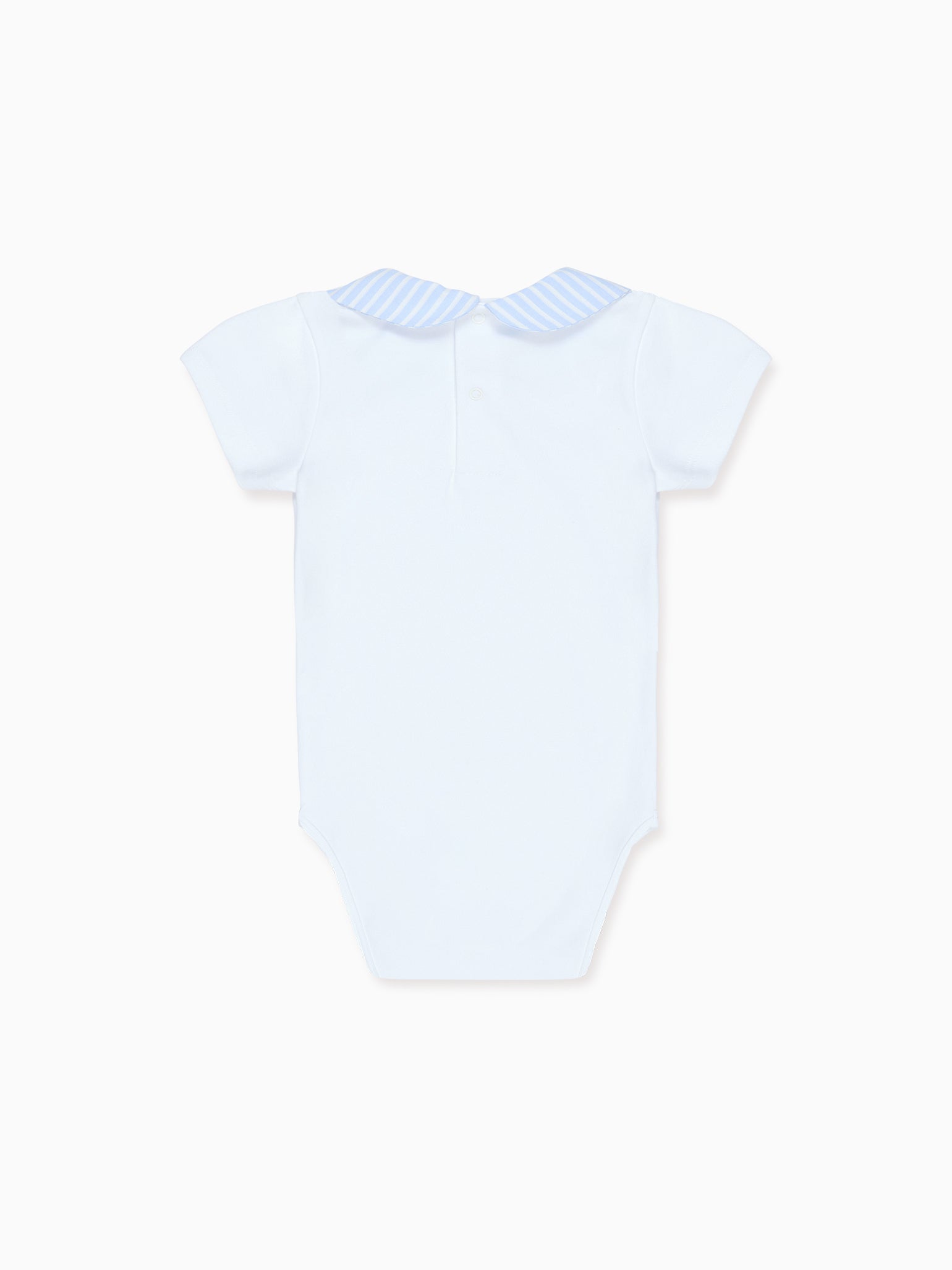 Blue Stripe Raya Baby Body Vest | Baby Outfits | La Coqueta Kids